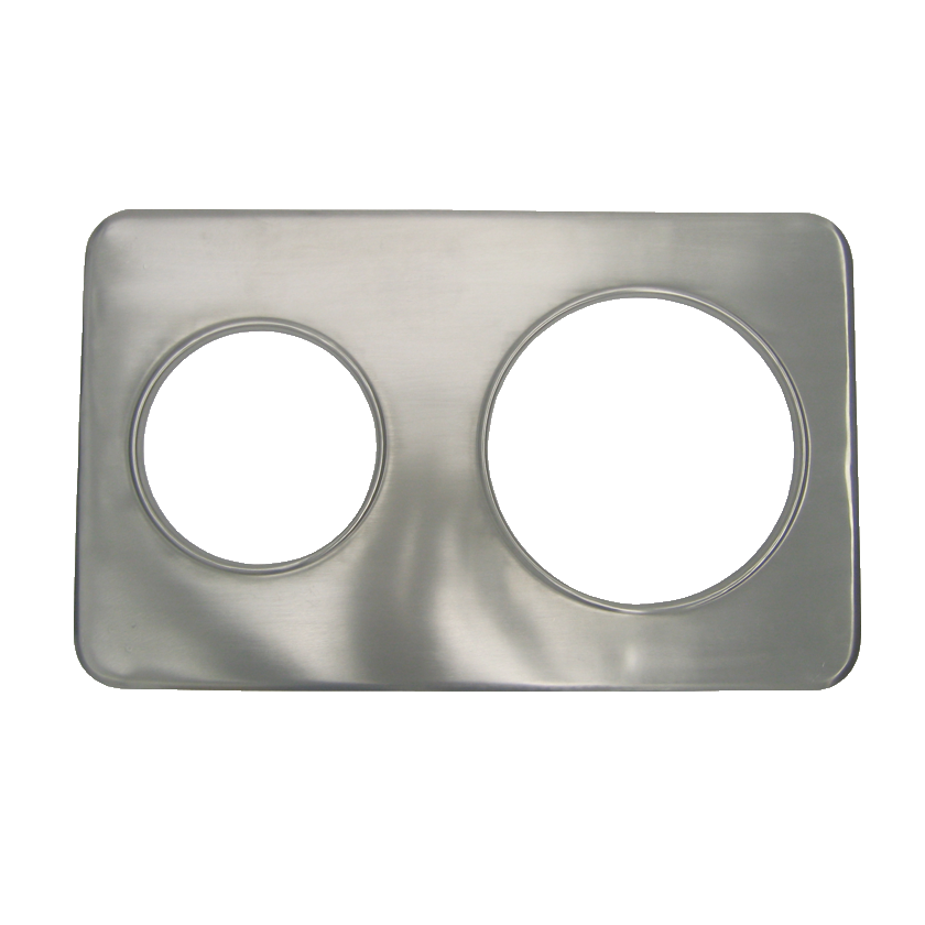 Stainless Adapter Plate 2 Hole 6 3/8'' X 8 3/8'' — Libertyware