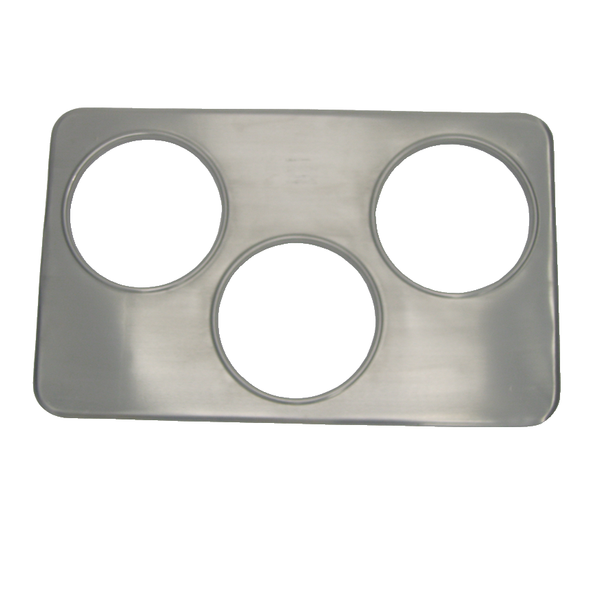 Stainless Adapter Plate 3 Holes 6 3/8'' — Libertyware