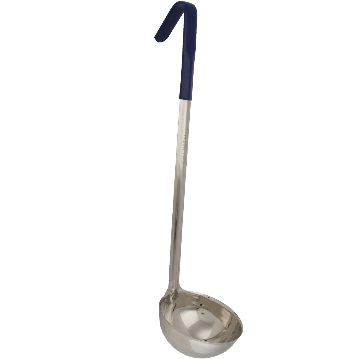 Ladle One Piece with Blue Coated Handle 8 Ounce — Libertyware